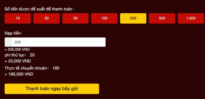 Hello88 mansfieldhouse - Cổng game nhà cái giải trí Hello88 uy tín tại Châu Á 14 Bước 3: Điền đầy đủ và chính xác thông tin để nạp tiền
